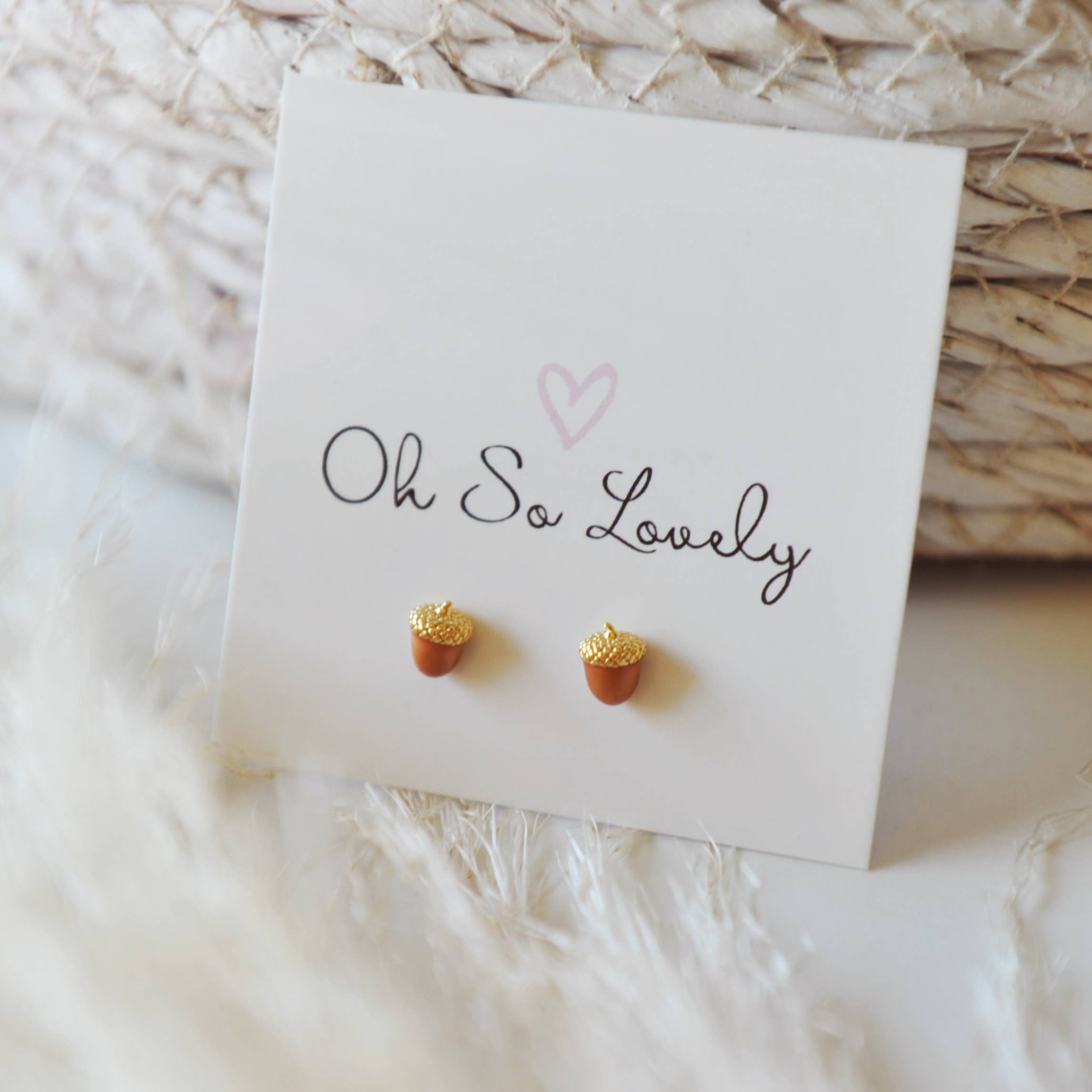 Acorn Stud Earrings – The Net Loft