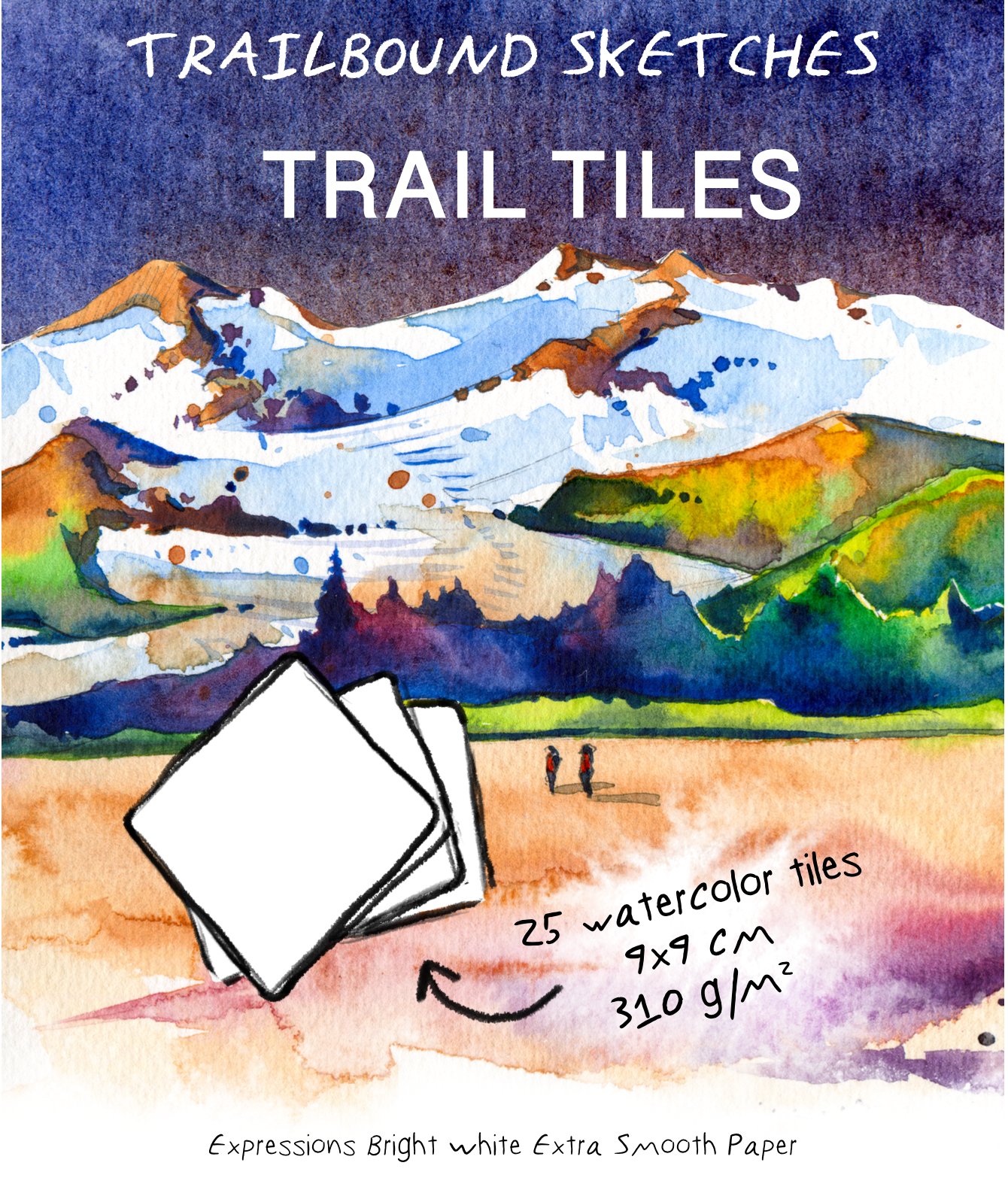 Trailbound Sketches Trail Tiles – The Net Loft