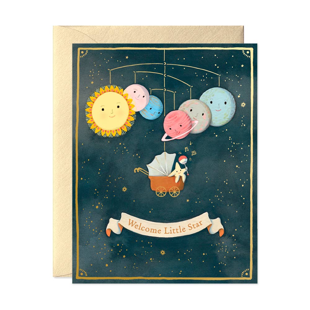 Solar System Baby Card – The Net Loft